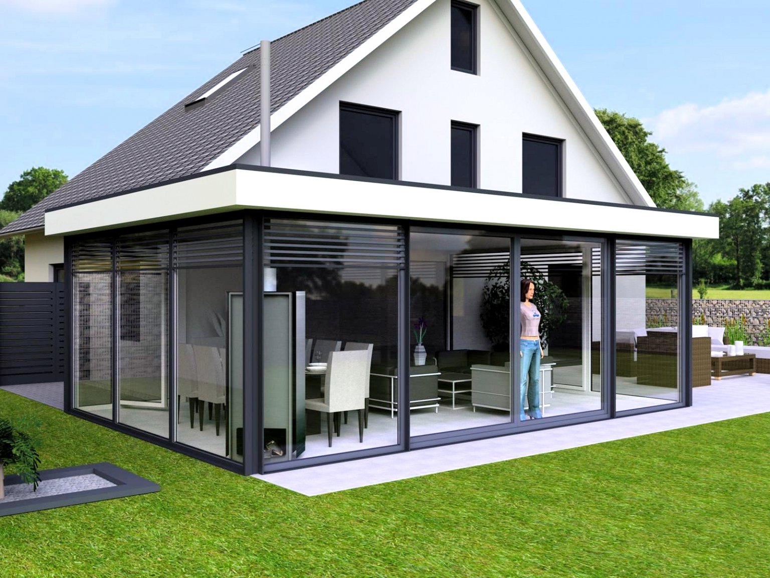 Modernes Glashaus | krenzer.de